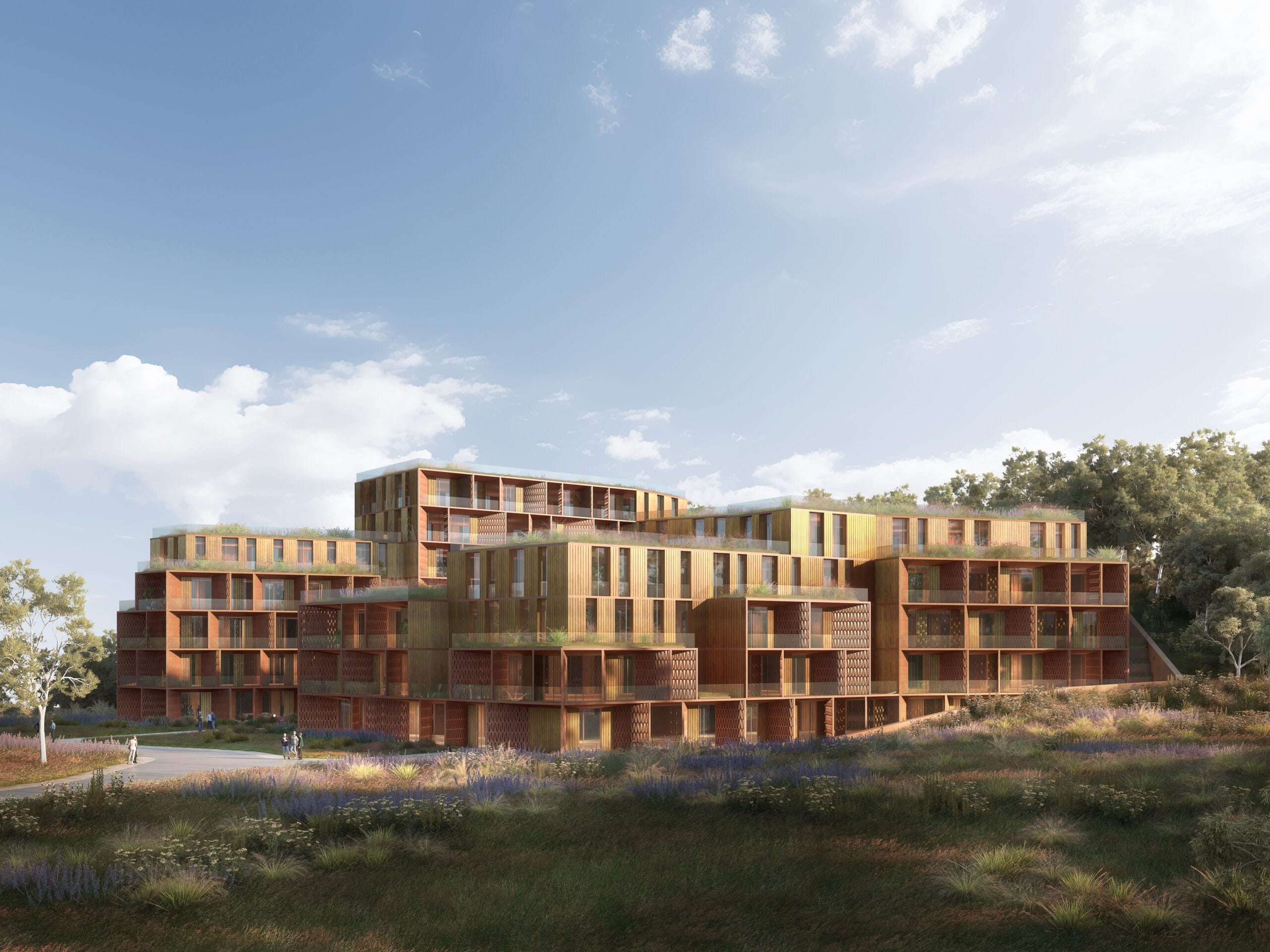 RESIDENTIAL COMPLEX OF 3, 4, 5, 6 AND 7 FLOORS OF HOUSING AND ONE ...